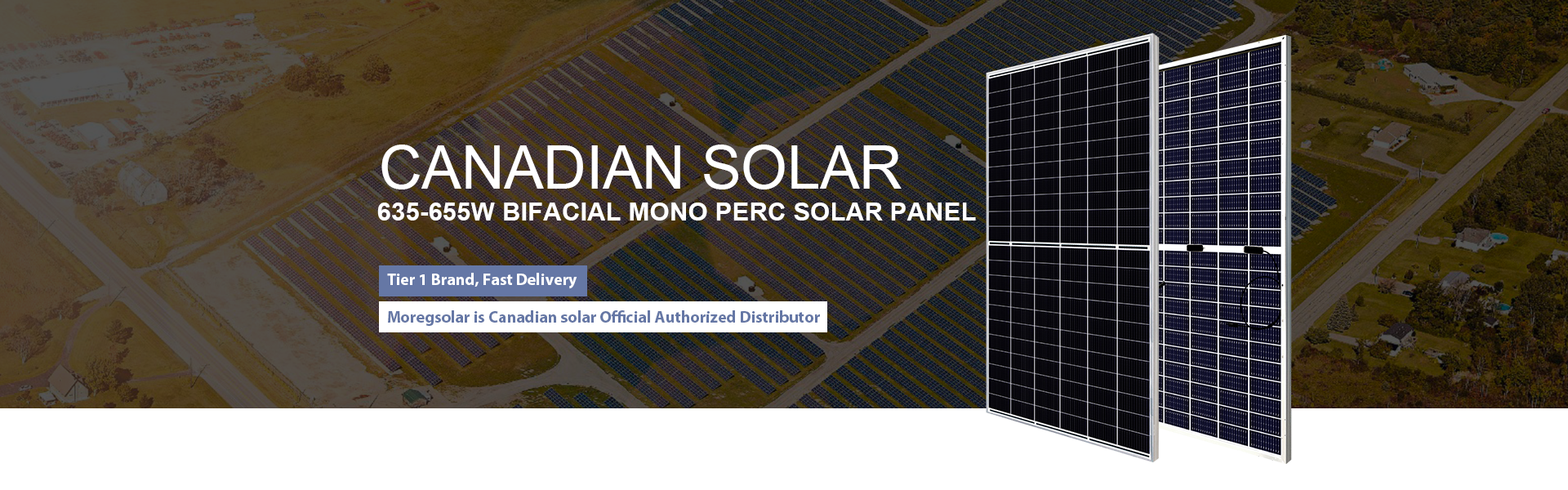Canadian Solar 635-655W 210mm cell bifacial mono solar panel ...